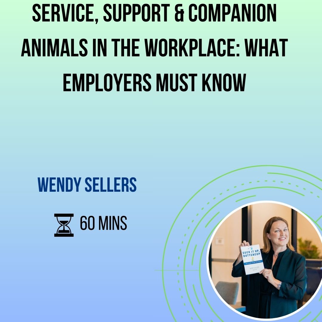 Service, Support & Companion Animals in the Workplace: What Employers ...